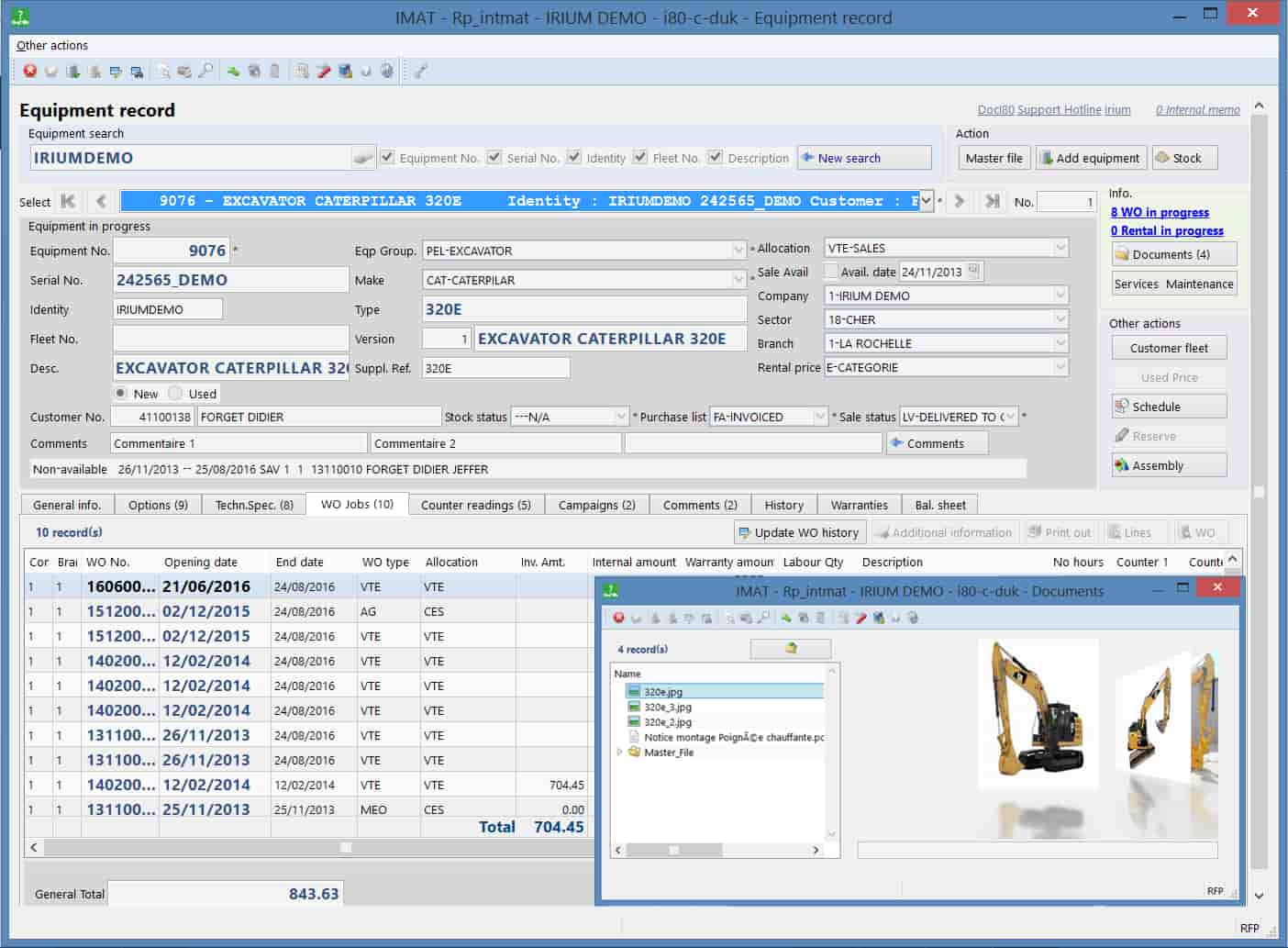 IRIUM SOFTWARE : management software iE - irium i80