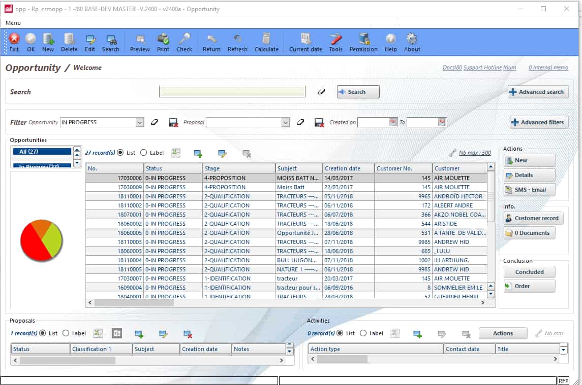 IRIUM SOFTWARE : management software iE - irium i80